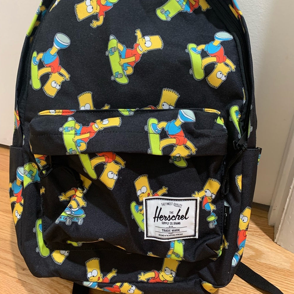 Bart Simpson Backpack. Used, Great Condition. - Gem